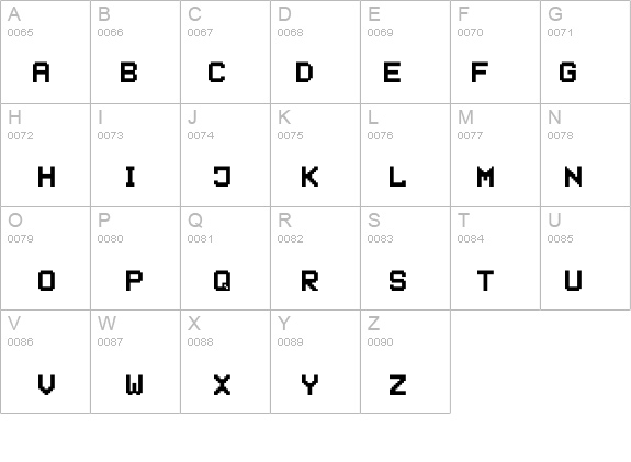 Small Pixel-7 Font - FontZone.net