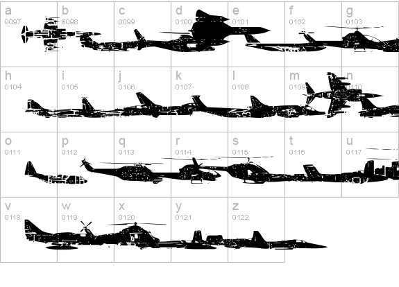 Air Force Font - FontZone.net