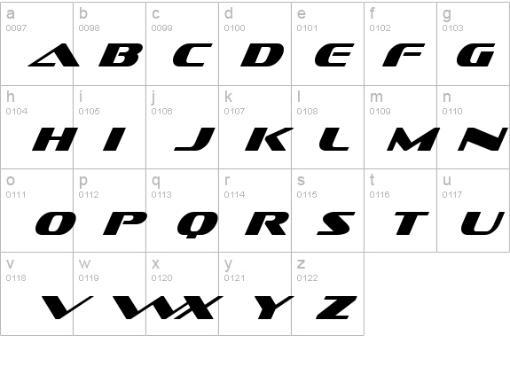 Sofachrome Italic Font - FontZone.net