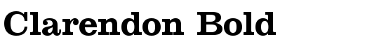 Download Clarendon Bold Font - Thousands of fonts to download for free